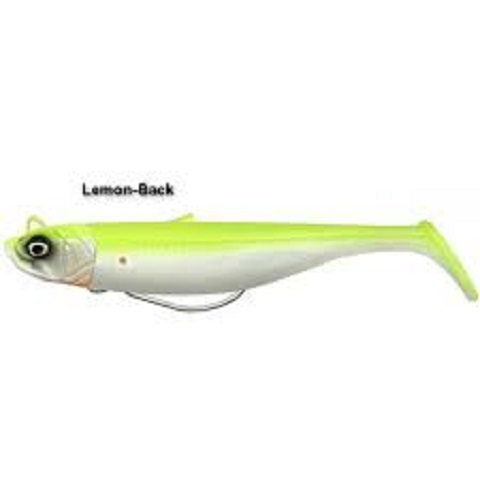 Savage Gear 1+1 Minnow Weedless 10CM 16G sinking/Lemon-back