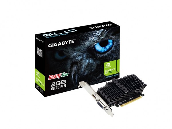 Gigabyte NVD GT 710 2GB DDR5 64bit GV-N710D5SL-2GL (GV-N710D5SL-2GL)