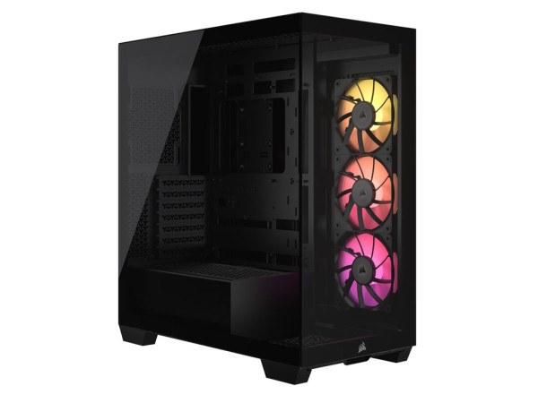 Corsair Kućište 3500X Mid-Tower ATX kaljeno staklo bez napajanja ARGB crna (CC-9011278-WW)