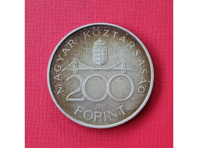 200 FORINT 1994 srebro