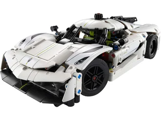 LEGO Koenigsegg Jesko Absolut beli hiperautomobil 42184