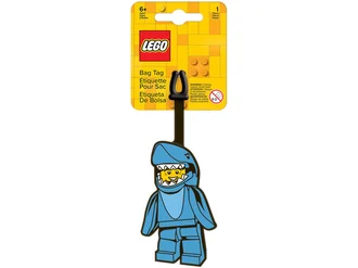 LEGO Iconic etiketa za torbe i prtljag: Tip u odelu ajkule