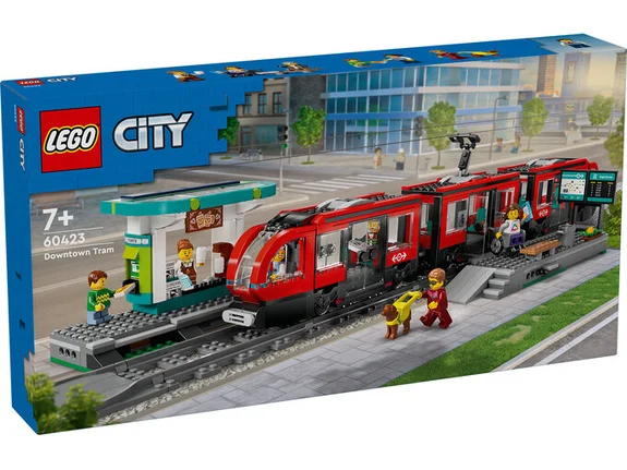 LEGO Gradski tramvaj i stajalište 60423