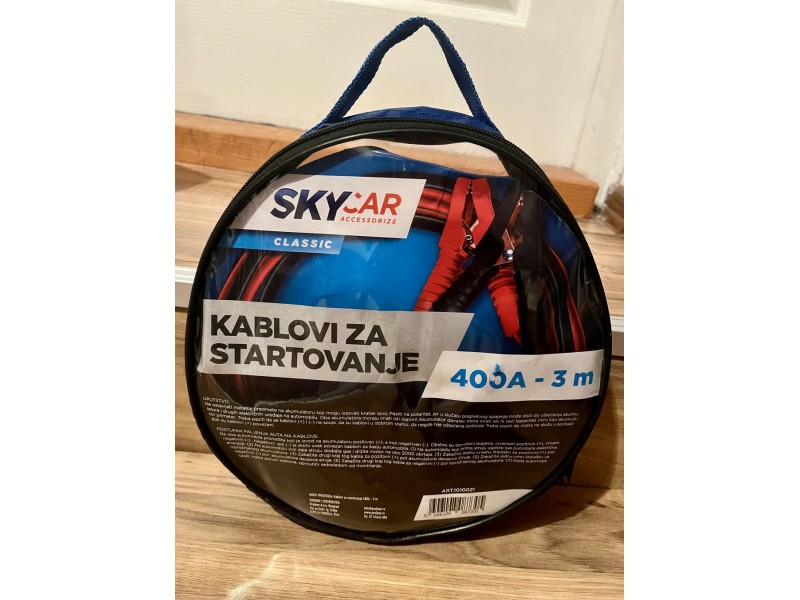 NOVO Kablovi za startovanje / paljenje 400A duzine 3m S