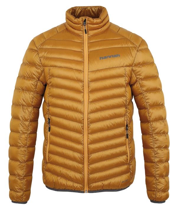 MEN'S INSULATED DOWN JACKET HANNAH ADRIUS GOLDEN YELLOW STRIPE