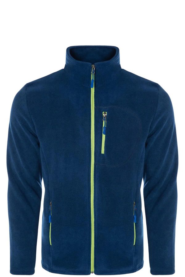24601 DEWBERRY 5 POCKET OUTDOOR FULL ZIPPER FLEECE JACKET-INDIGO-2