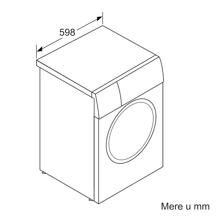 Bosch mašina za pranje veša WGB254A2BY