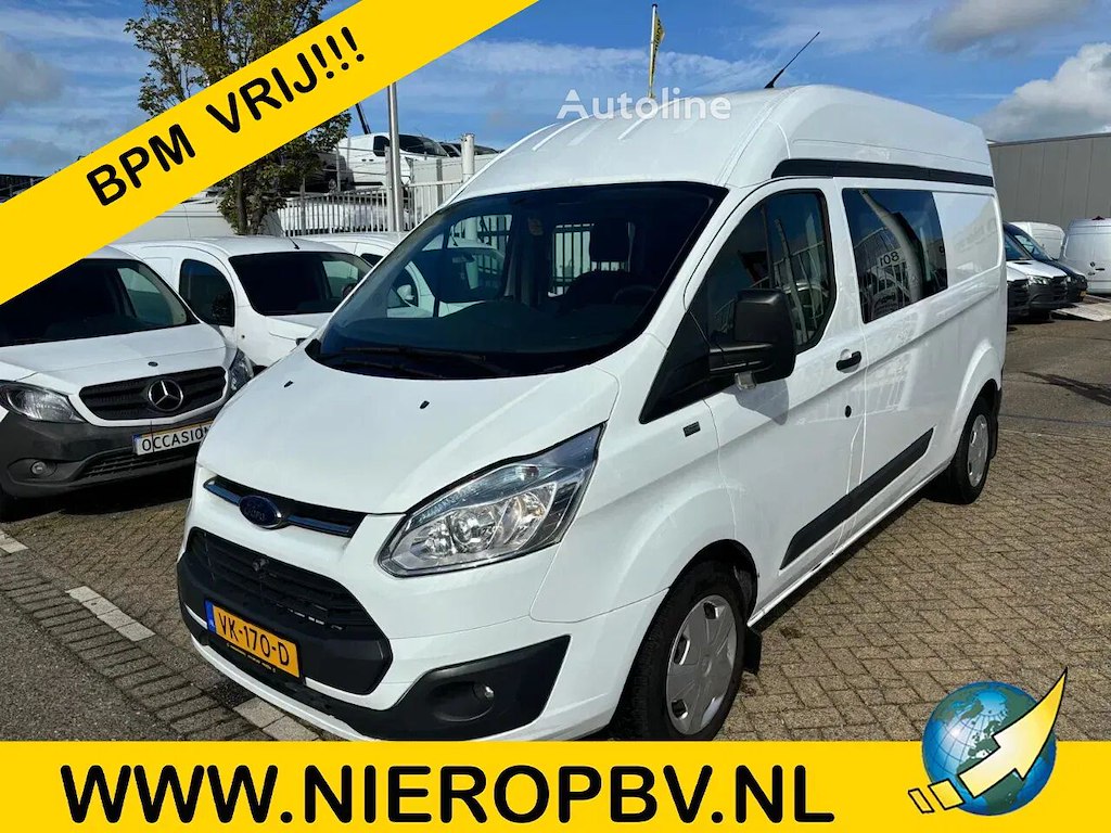 Ford Transit Custom 2.2TDCI L2H2 Airco Cruisecontrol Trekhaak minibus furgon