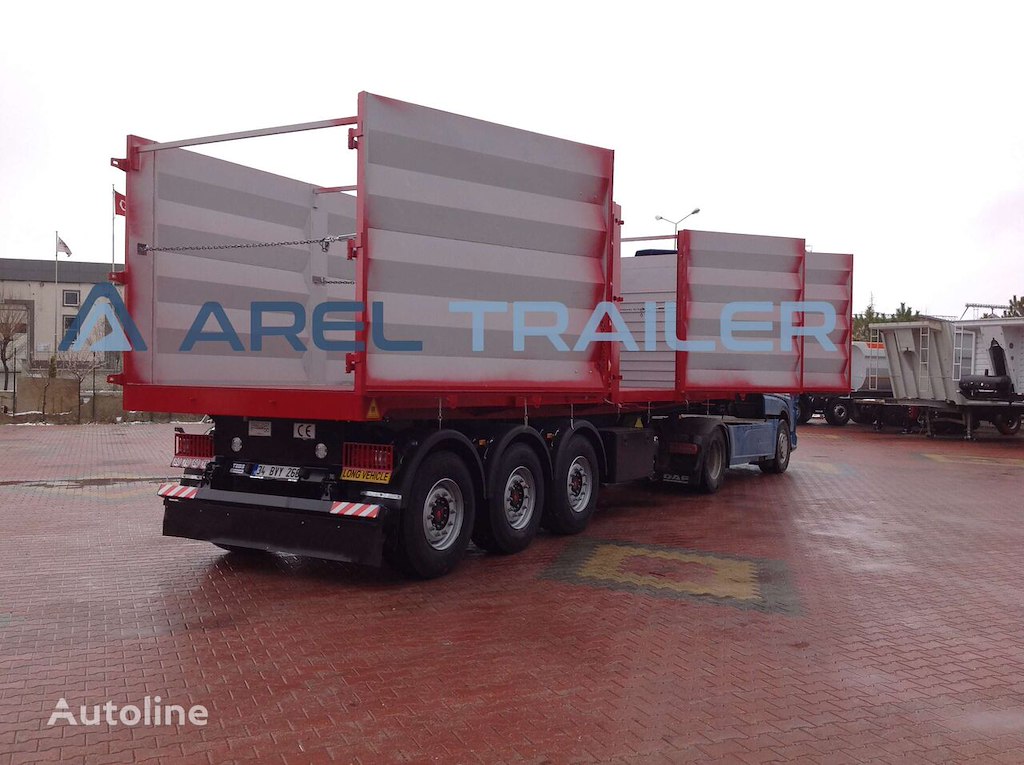 Nova Arel Trailer SCRAP TYPE TIPPER TRAILER 40-85 M3 CAPACITY poluprikolica kipera