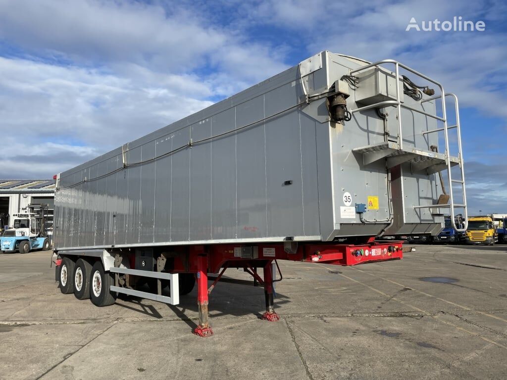 Crane Fruehauf ALUMINIUM PLANK SIDED SLOPER BULK TIPPING TRAILER – 2014 – C3667 poluprikolica kipera