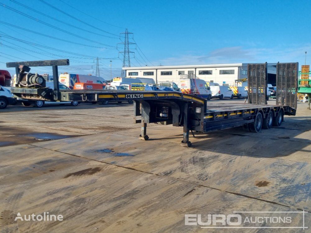 Prodaje se King Tri Axle Step Frame Low Loader Trailer, Outriggers, Winch, Hydra poluprikolicu sa niskom platformom na aukciji