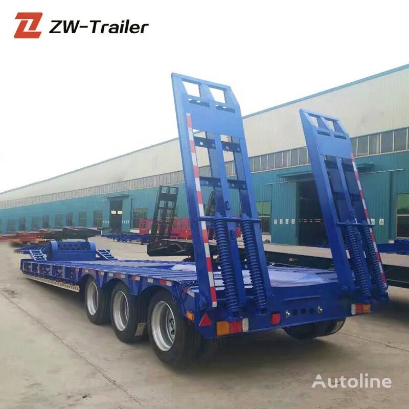 Nova ZW -Group 3 axle 80 tons low bed trailer poluprikolica sa niskom platformom