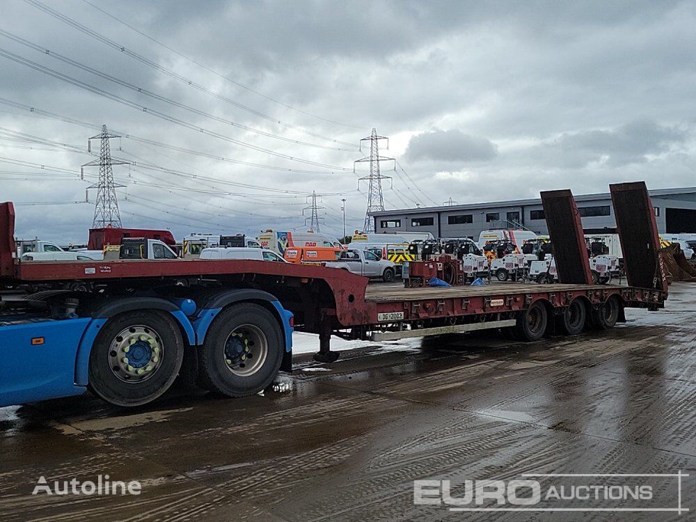 Prodaje se Montracon Tri Axle Step Frame Low Loader Trailer, Hydraulic ramps poluprikolicu sa niskom platformom na aukciji