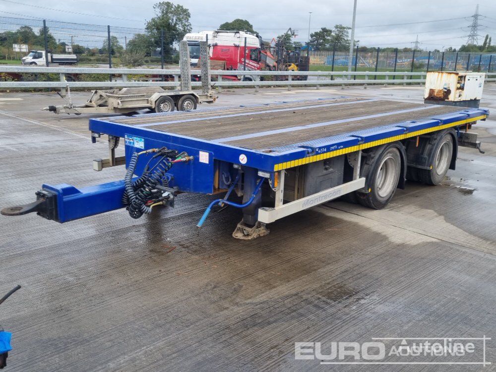 Prodaje se Montracon Twin Axle Draw Bar Low Loader Trailer poluprikolicu sa niskom platformom na aukciji