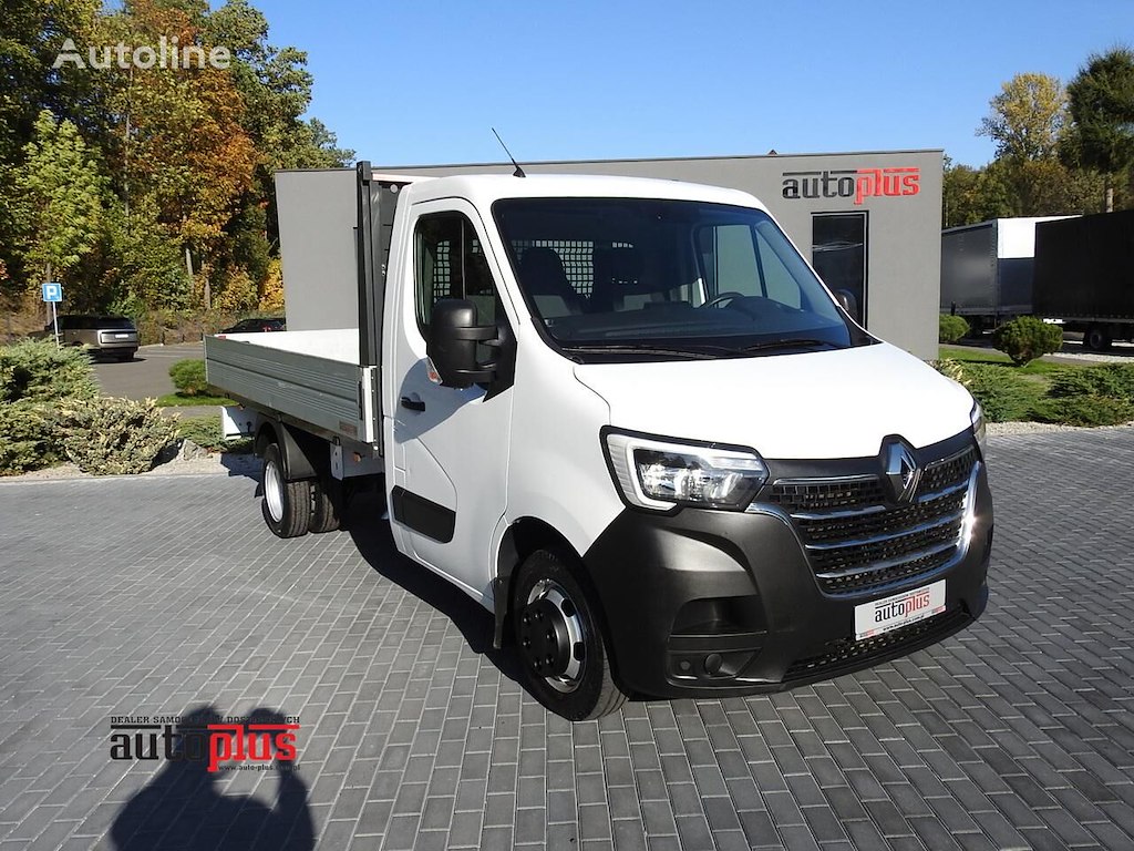 Renault MASTER SKRZYNIA TEMPOMAT KLIMATYZACJA LEDY BLIŹNIACZE KOŁA 130K kamion s ravnom platformom < 3.5t