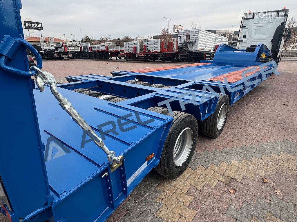 Nova Arel Trailer TANDEM BOGIE AXLE LOWBED TRAILER CUSTOMIZE poluprikolica sa niskom platformom