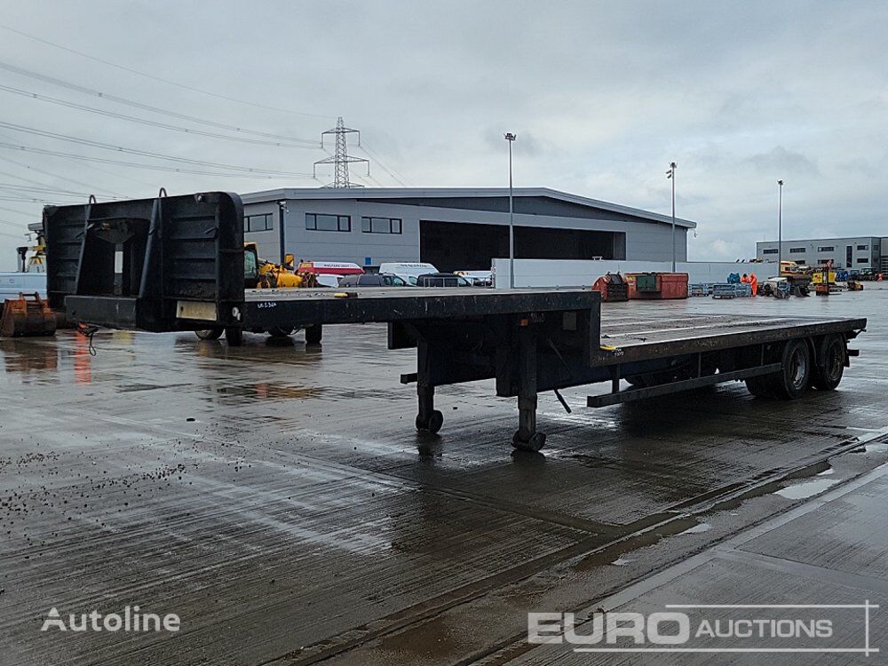 Prodaje se WABCO Twin Axle Step Frame Low Loader Trailer poluprikolicu sa niskom platformom na aukciji