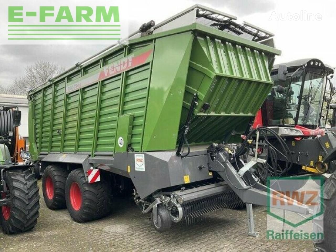 Fendt tigo 75 xr ladewagen prikolica platforma