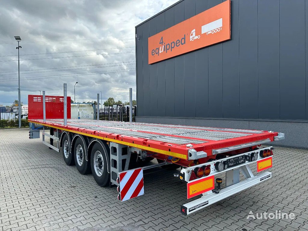 Nova Kässbohrer NEW / UNUSED Heavy-Duty flatbed, Heckbündig, twistlocks (1x 40FT poluprikolica platforma