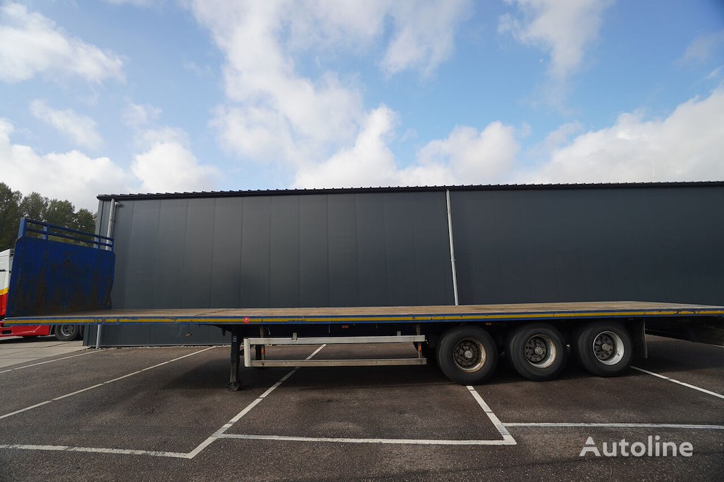 Groenewegen 3 AXLE FLATBED TRAILER poluprikolica platforma