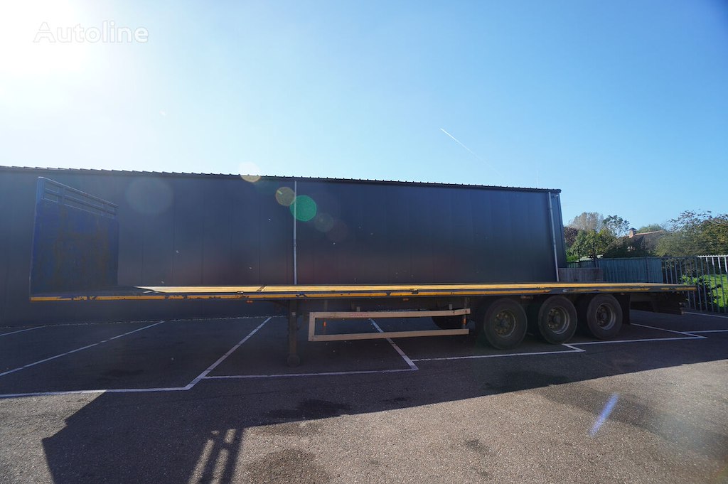 Groenewegen 3 AXLE FLATBED TRAILER poluprikolica platforma