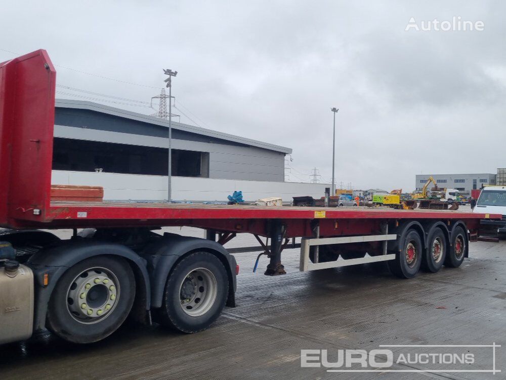 Prodaje se SDC 13.6m Tri-Axle Platform Trailer poluprikolicu platformu na aukciji