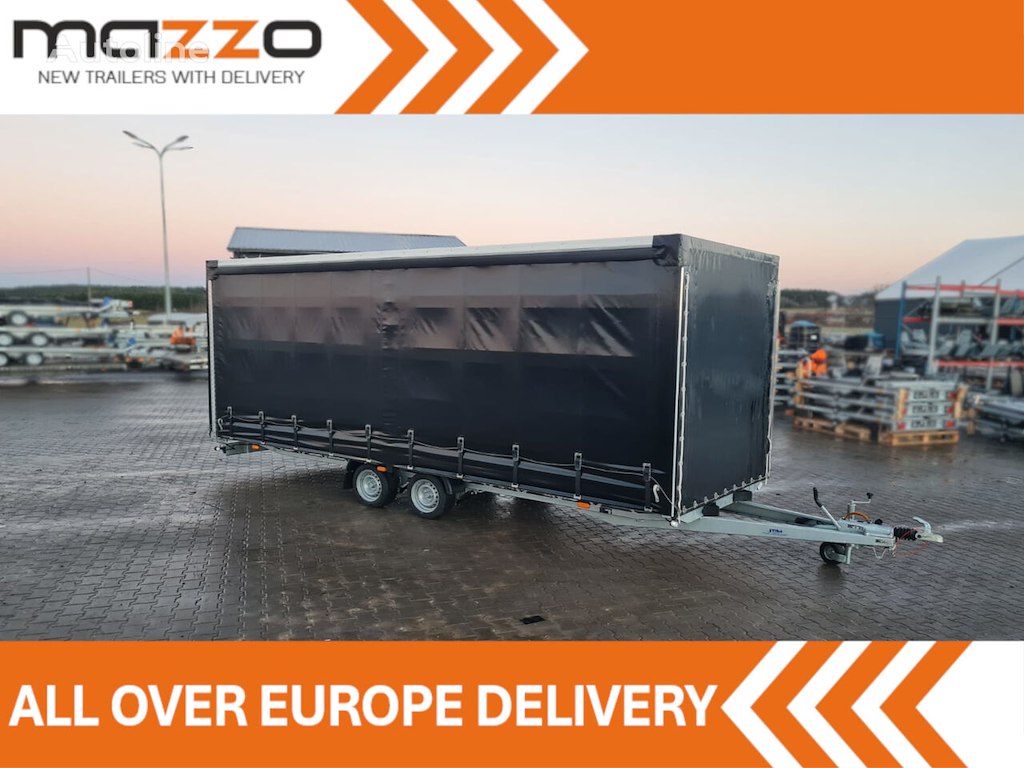 Nova Mazzo Curtain side trailer 620 x 210 x 240cm prikolica sa kliznom ceradom