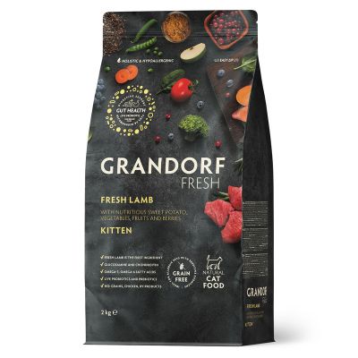 Grandorf Cat Fresh Kitten Jagnjetina 2kg