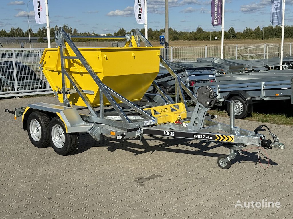 Nova Lorries TPB27-4925 + kontener budowlany | 2700kg prikolica za kablove