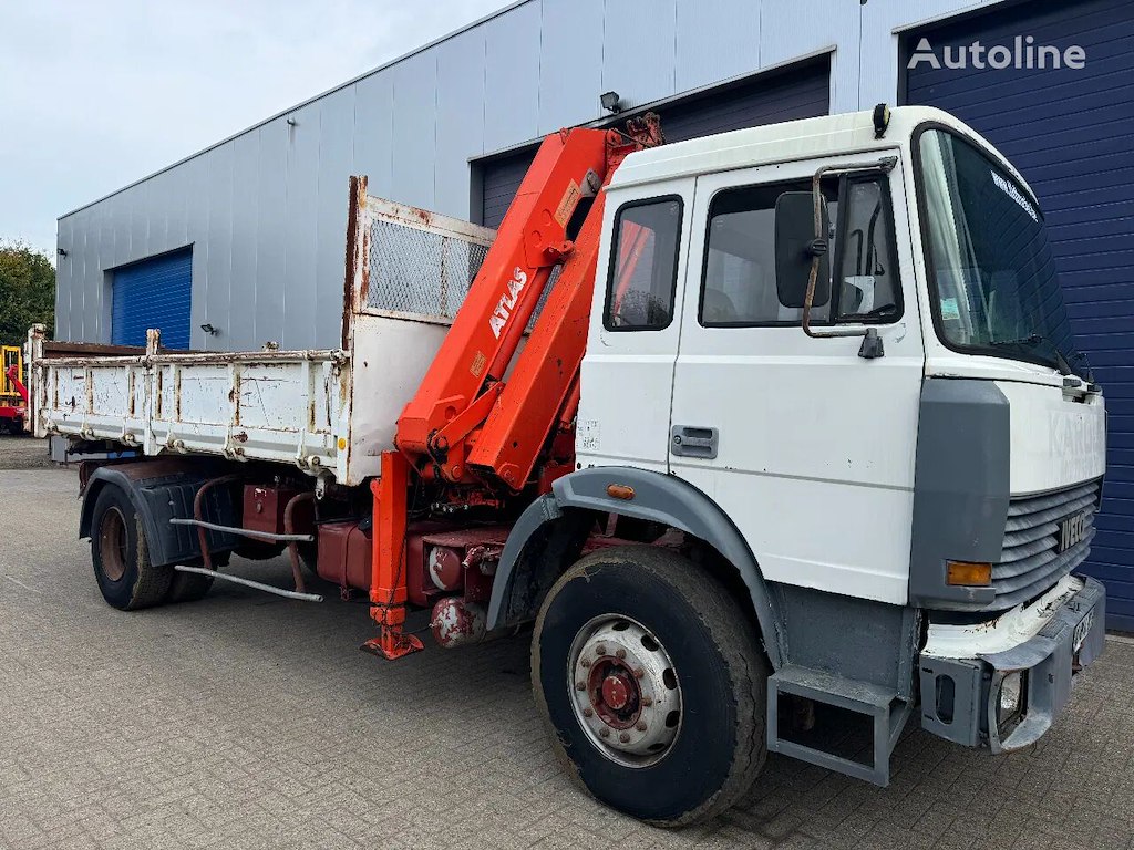 IVECO 190-26 **6CYL-TIPPER+CRANE-FULL STEEL SUSPENSION** kiper