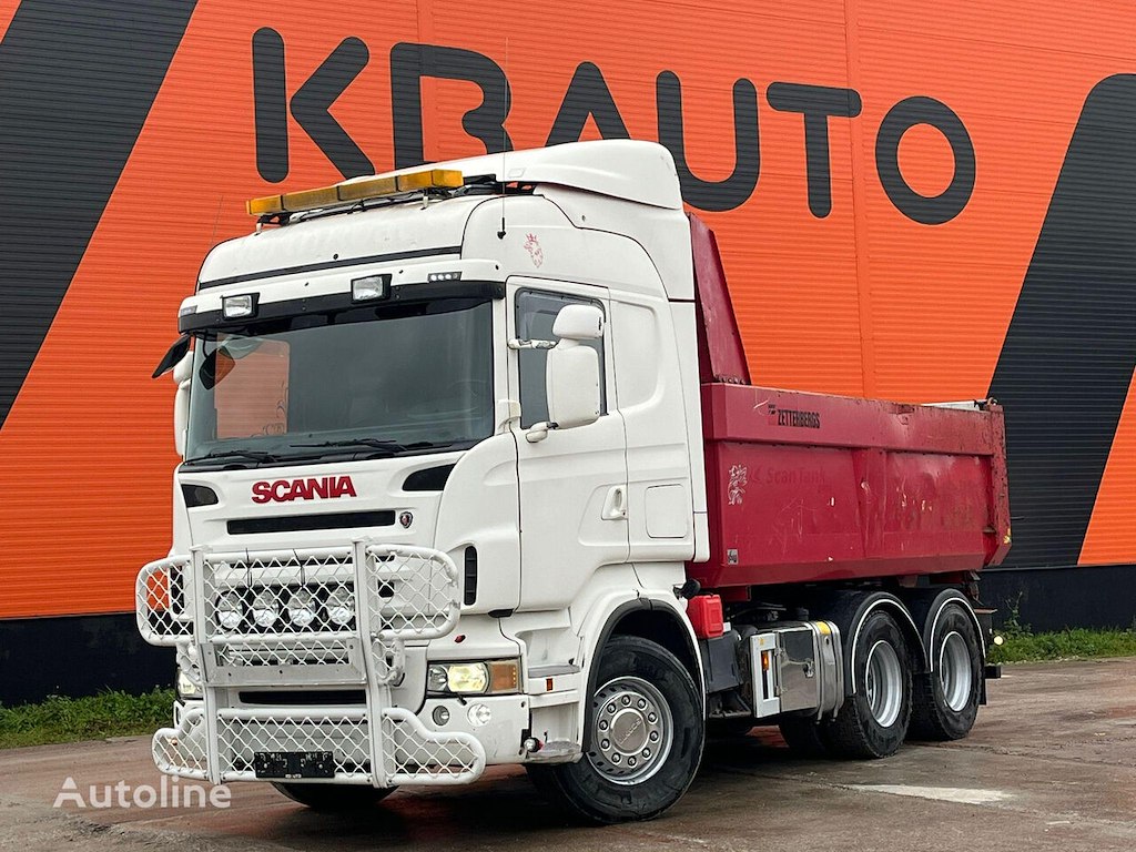 Scania R 560 6x4 KOMBI TIPPER+TRACTOR / RETARDER / BOX L=4842 mm kiper