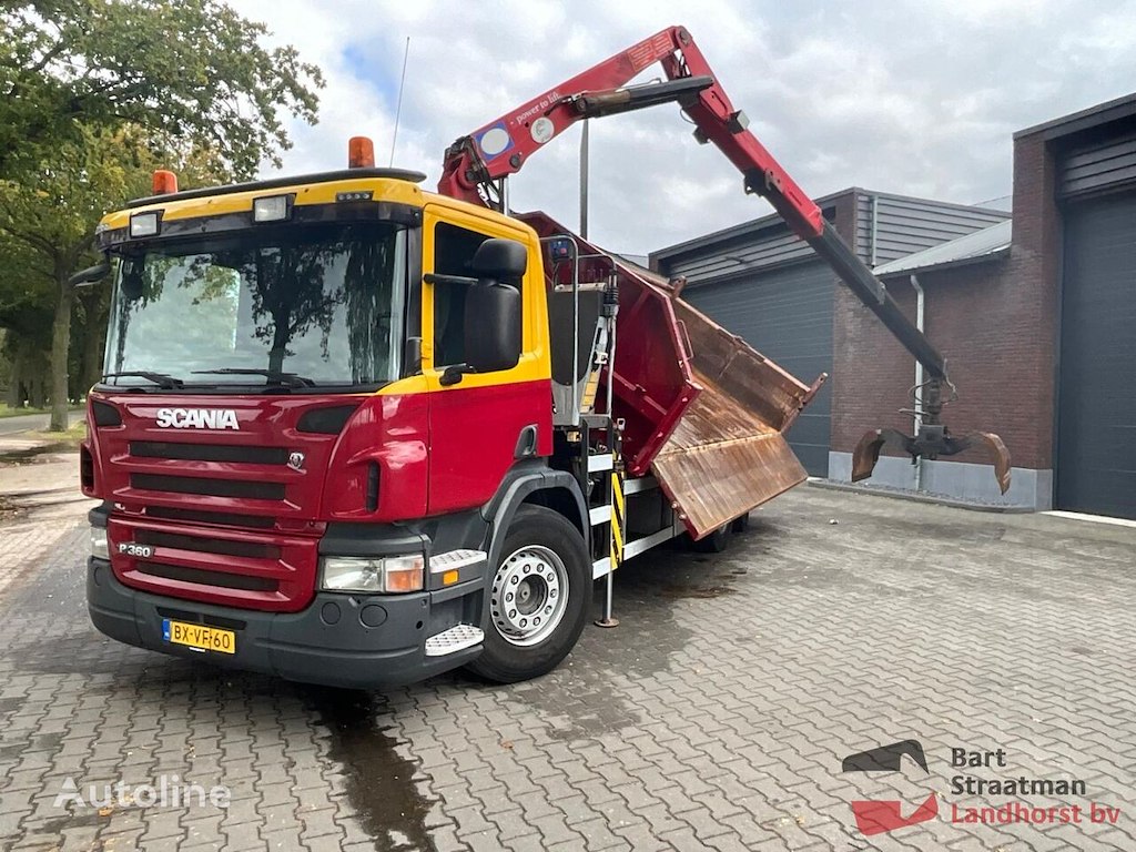 Scania P 360 B 6X2 / 4 Euro 5 Handgeschakeld met 2 zijden kipper en HMF kiper