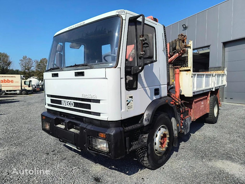 IVECO Eurotech 190 E27 - TIPPER + CRANE FASSI - 350 250KM kiper