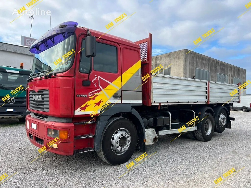 MAN 26.464 F2000 KIPPER 6x2 Manual INTARDER kiper