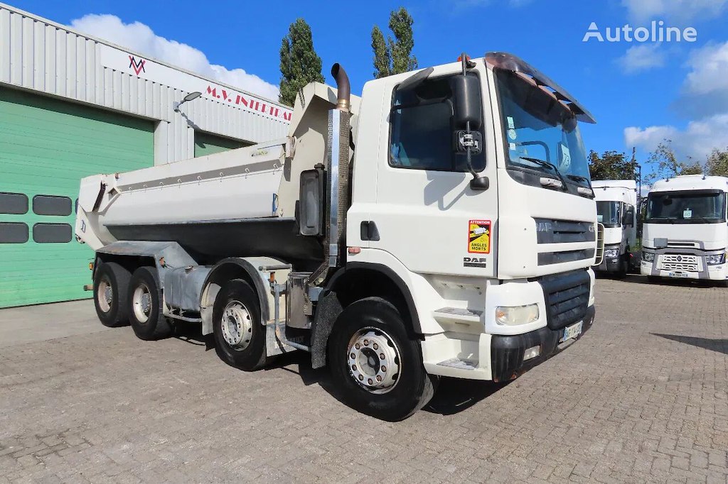 DAF CF 85.430 8x4, full spring.184000 km original!! France truck kiper