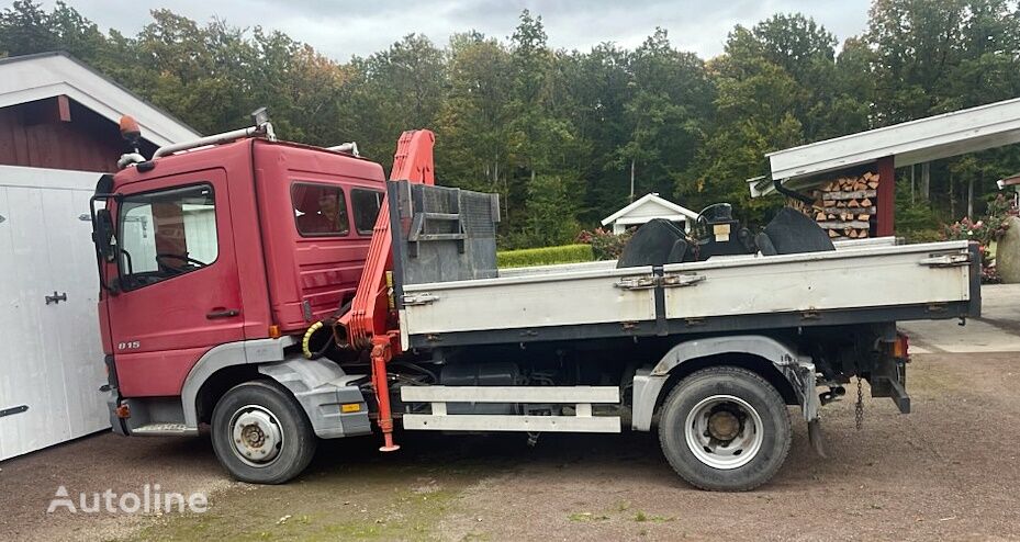 Mercedes-Benz ATEGO 815 *DUMPER + FASSI F40 *3 WAY-TIP *MANUAL kiper