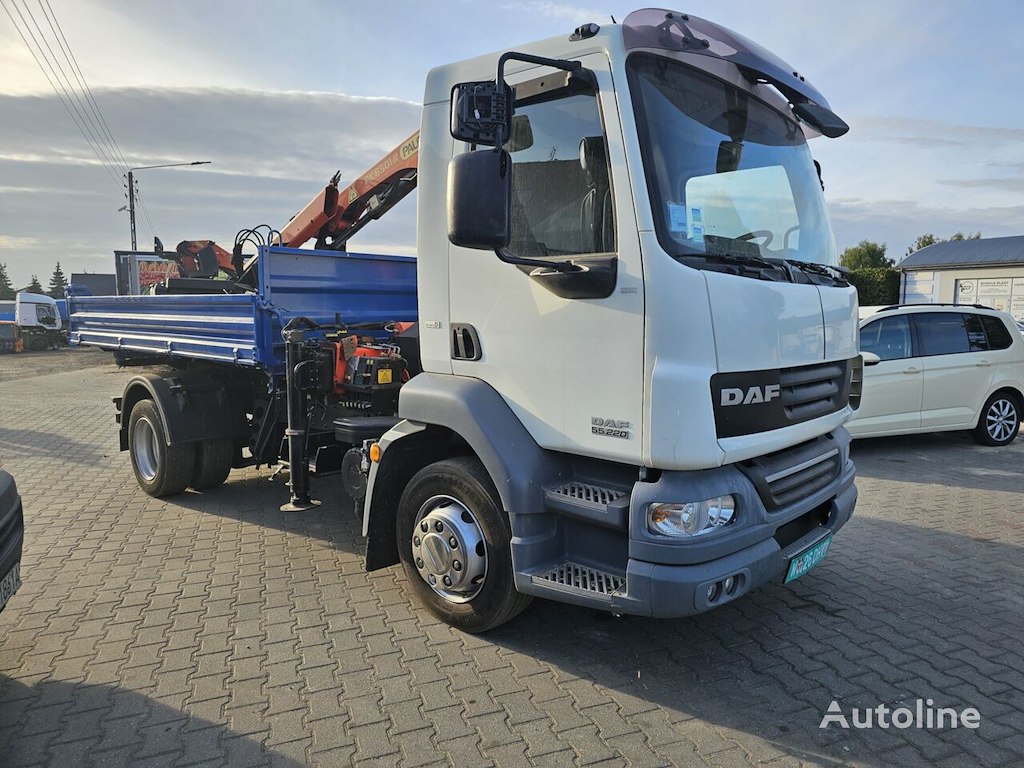 DAF LF 55.220 // 2010r // Meiller + Palfinger kiper