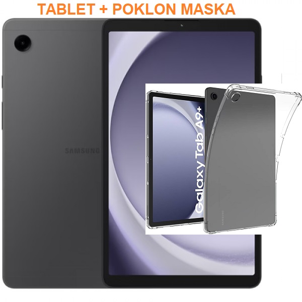 Samsung Galaxy Tab A9+ 11'' 128GB WiFi Siva + POKLON MASKA