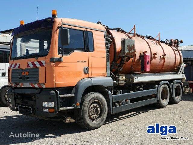 MAN 26.360 FDLC 6x4, Saug- u. Spülaufbau, 14m³ autofekalac