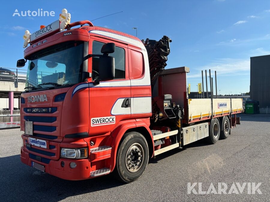 Prodaje se Scania G410 LB 6x2 kamion s ravnom platformom na aukciji