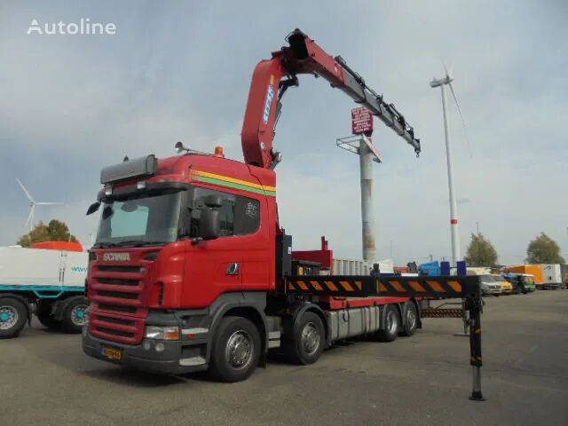 Scania R480 8X2 kamion s ravnom platformom