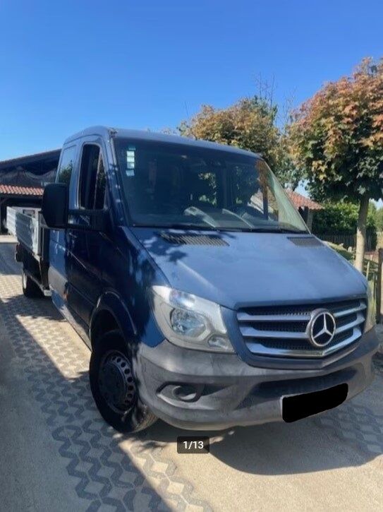 Mercedes-Benz Sprinter 516 CDI Doka Flatbed kamion s ravnom platformom