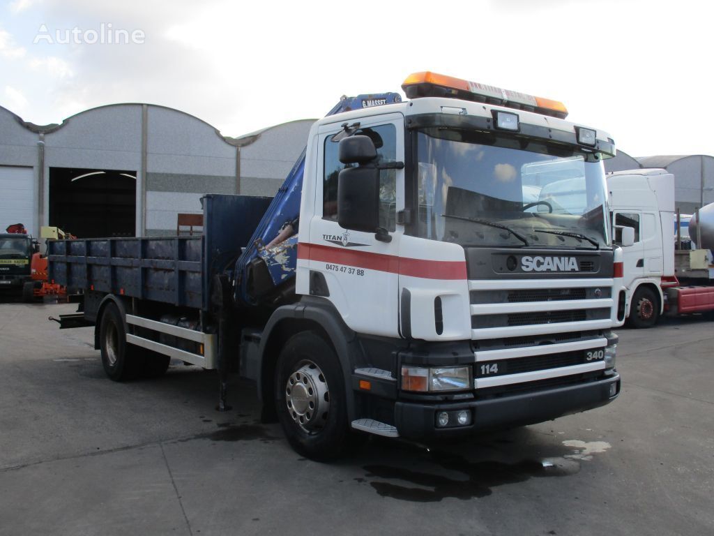 Scania P114-340 kamion s ravnom platformom