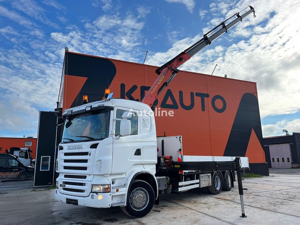 Scania R 380 6x2*4 PK12502 / PLATFORM L=7479 mm kamion s ravnom platformom