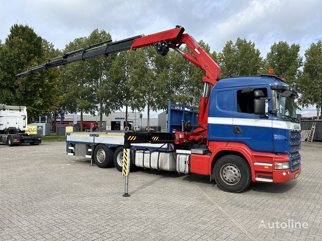 Scania R420 kamion s ravnom platformom