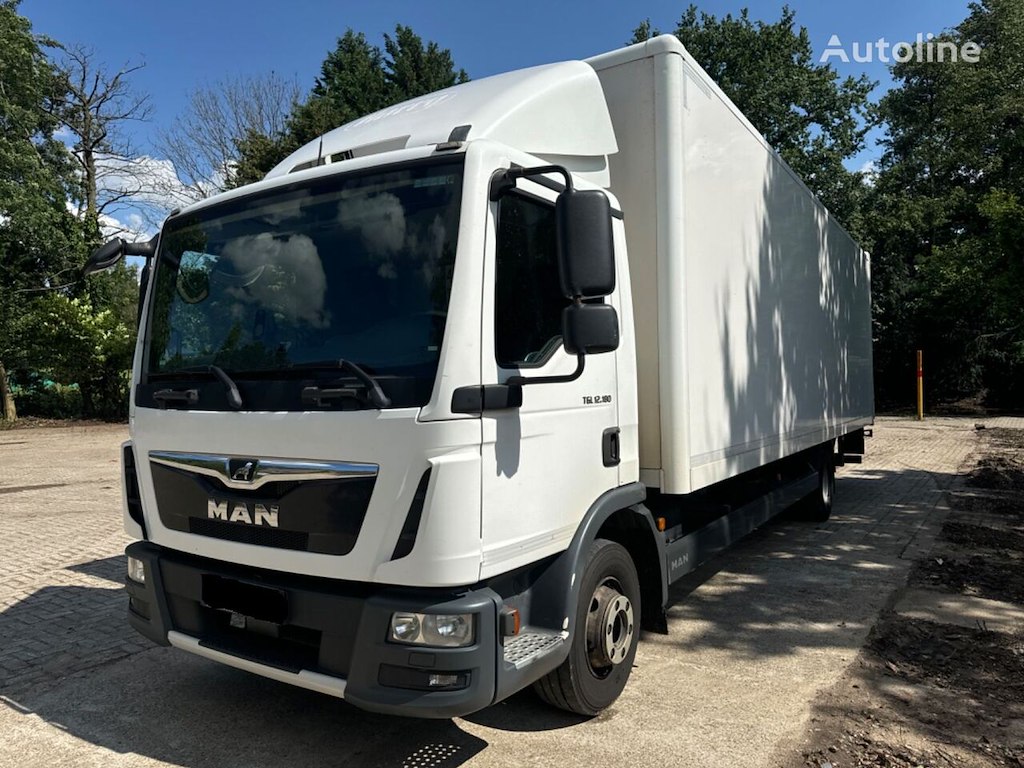 MAN TG-L 12.180L Koffer + tail lift kamion furgon