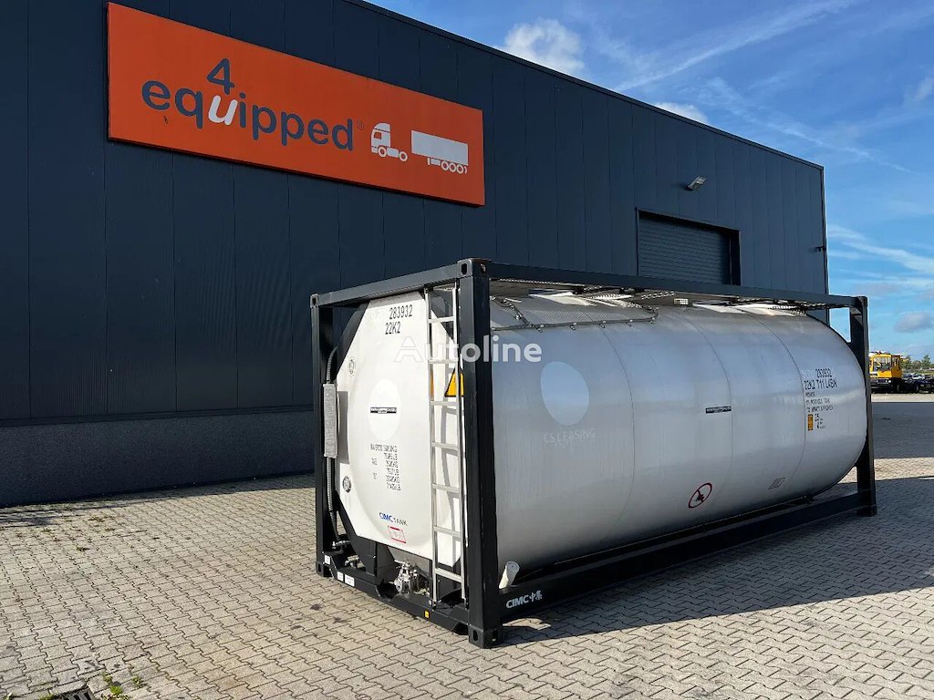 Novi CIMC NEW / UNUSED, for FOOD STUFF or CHEMICAL, 20FT ISO, 25.020L, L4B rezervoar-kontejner 20 stopa