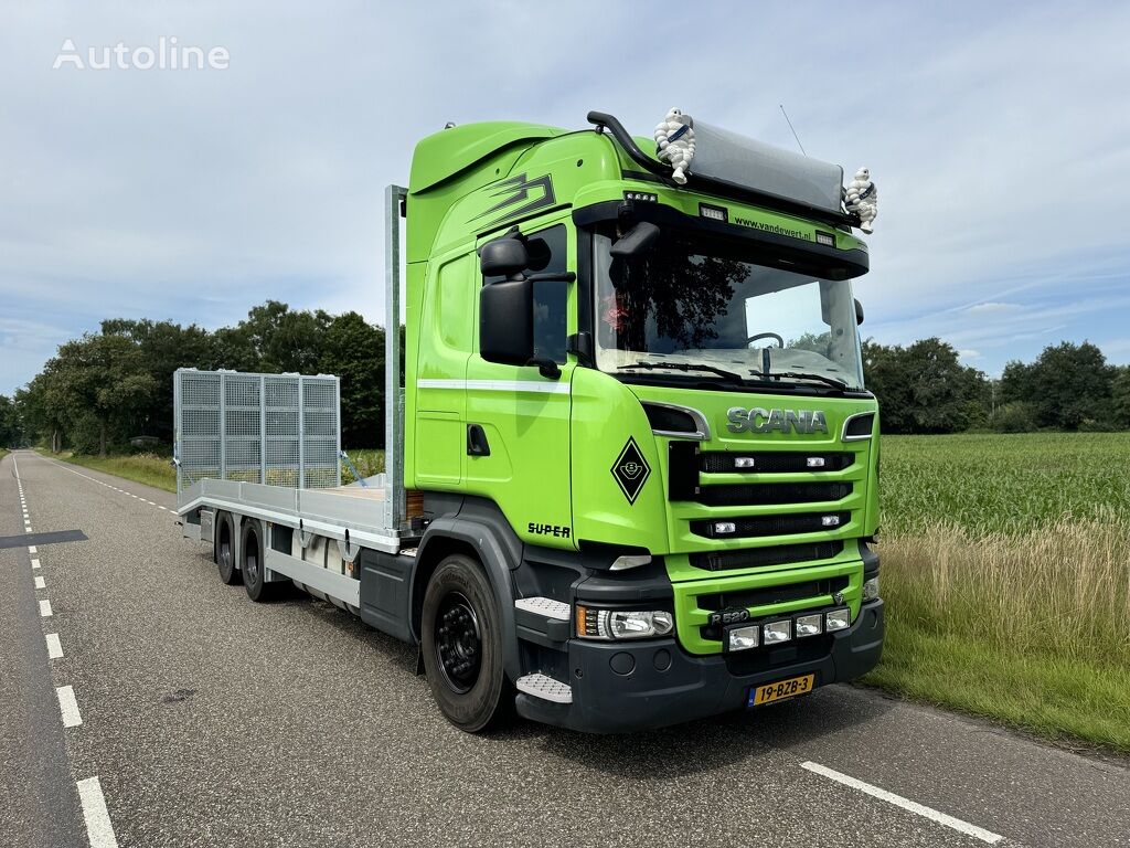 Scania R520 V8 6X2 Machine Transporter / Oprij Vrachtwagen Euro 6 Autom kamion šasija