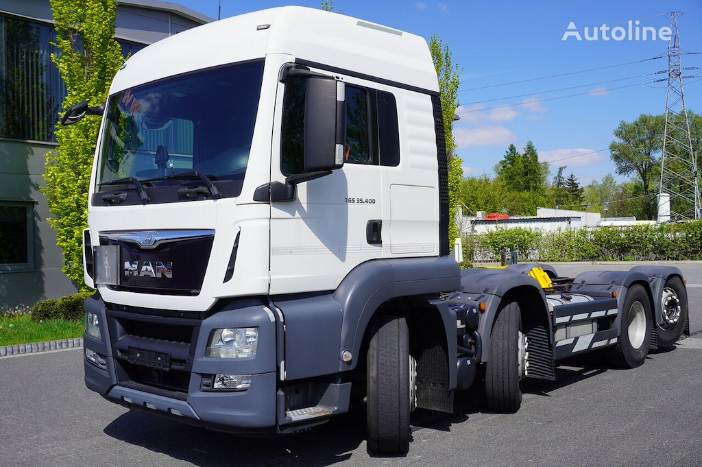 MAN TGS 35.400 8X2-6 BL E6 / last liftable and steered axle kamion šasija