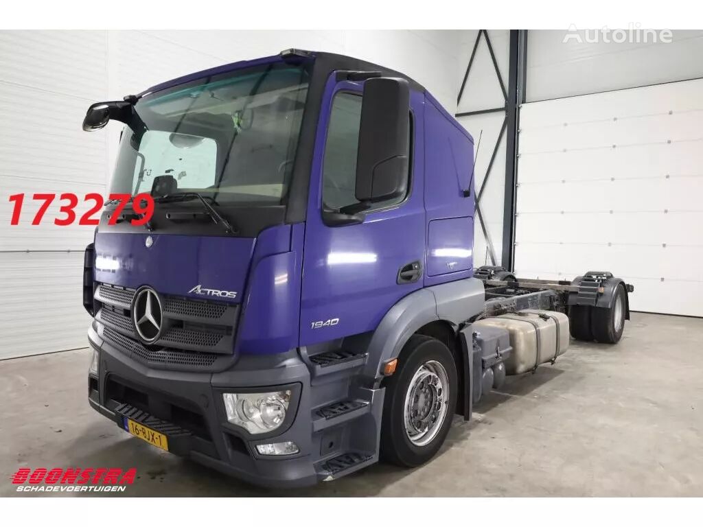 Mercedes-Benz Actros 1940 Groenewold / Kassbohrer Full Air PTO kamion šasija